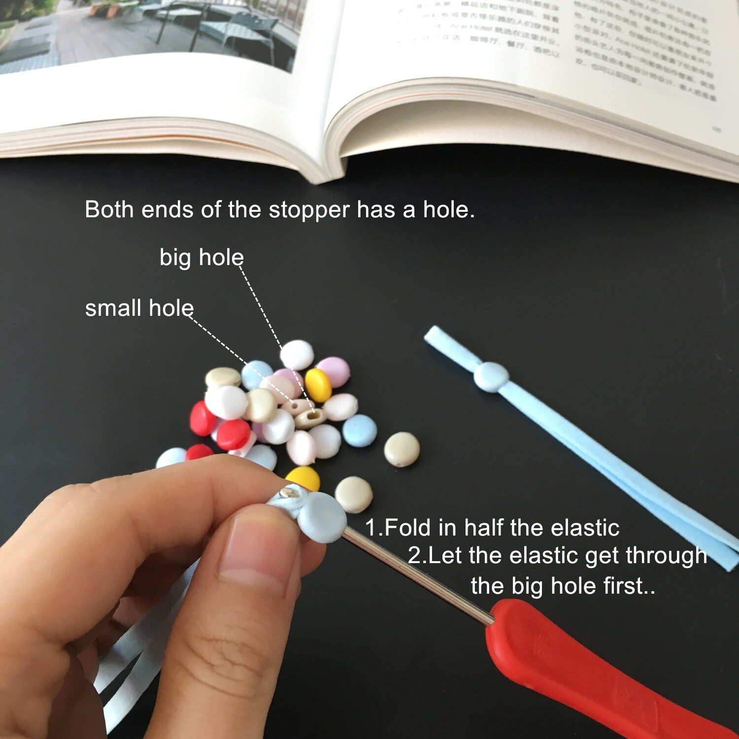 DIY Face Mask Ear Loop Adjuster Sliders - Adjustable Elastic Cord ...