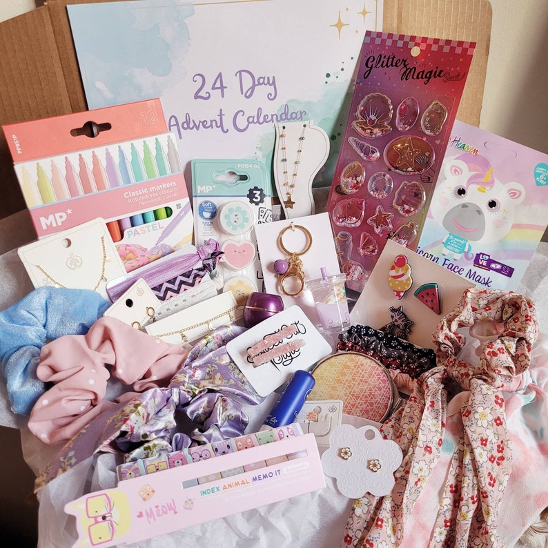 Girls Advent Calendar, 24 Day Advent Calendar, 12 Day Advent Calendar ...