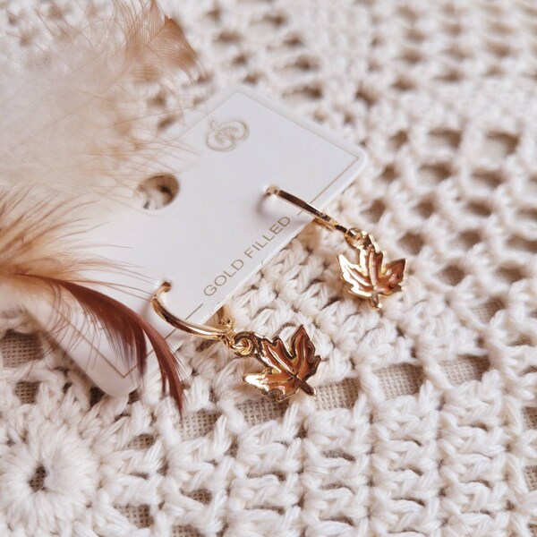 Autumn Leaf Earrings - Etsy