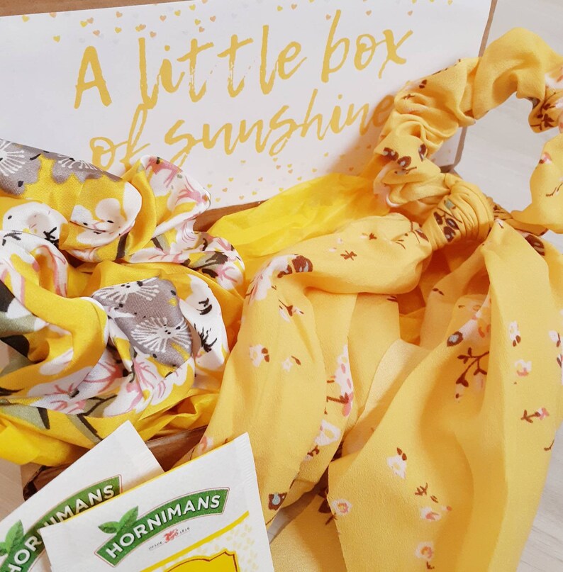 Sunshine Box Hair Gift Set Scrunchies Scrunchie Gift | Etsy
