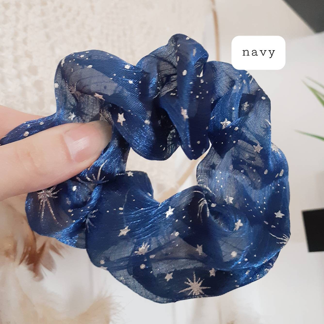 Star Scrunchie Organza Scrunchie Celestial Scrunchie Witchy - Etsy