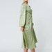 Calissa Olive Satin-feel Folded Body Midaxi Dress - Etsy