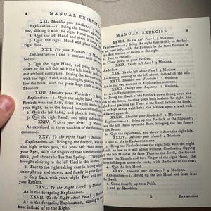 1776 Manual Exercise Pamphlet From the 1764 Edition - Etsy