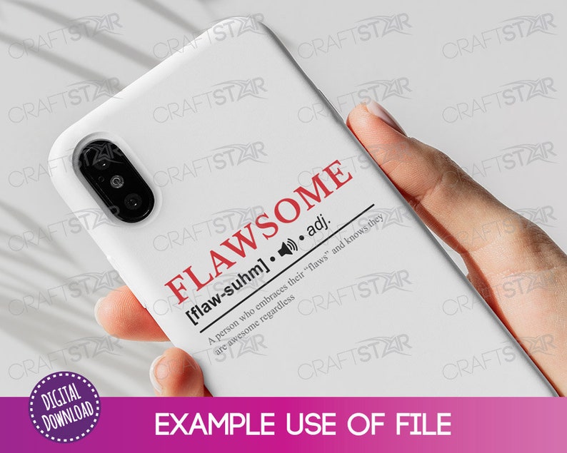 Flawsome Definition Digital Download Flawsome SVG File - Etsy