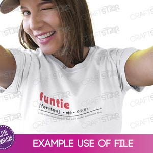 Funtie Definition Digital Download - Funtie SVG File - Funtie Clipart ...