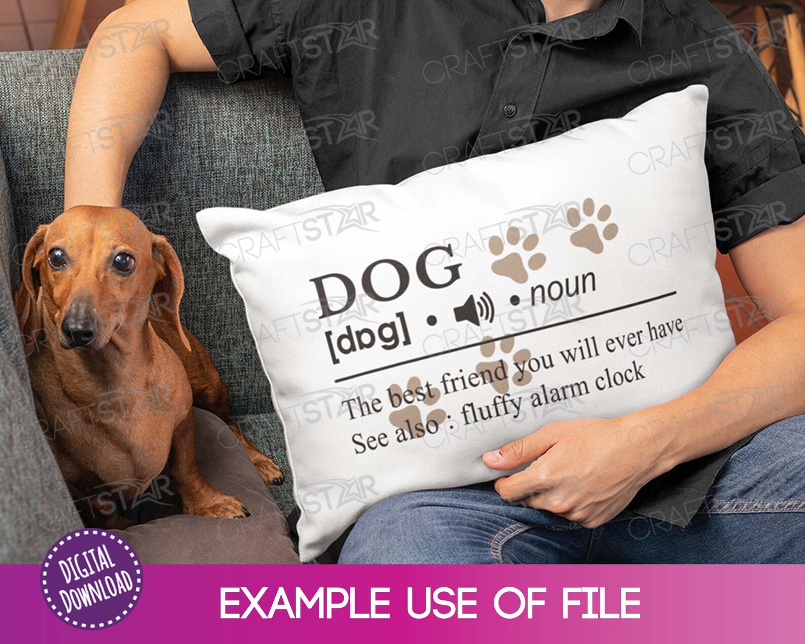Dog Definition Digital Download - Dog Quote SVG File - Dog Dictionary ...