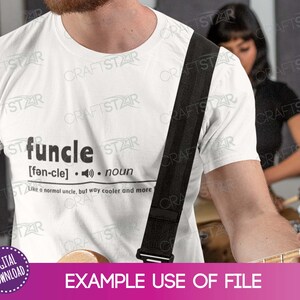 Funcle Definition Digital Download Funcle SVG File Funcle Clipart ...