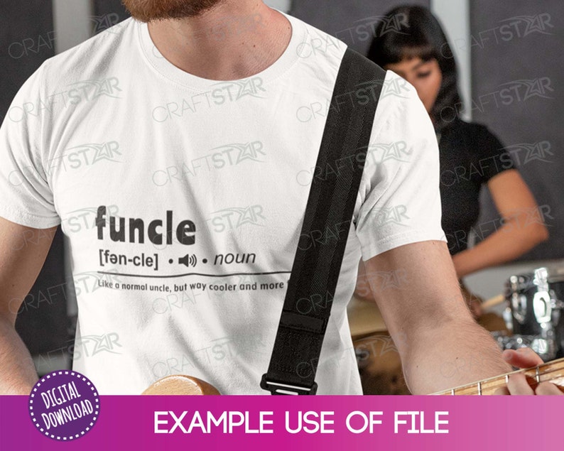 Funcle Definition Digital Download Funcle SVG File Funcle Clipart ...