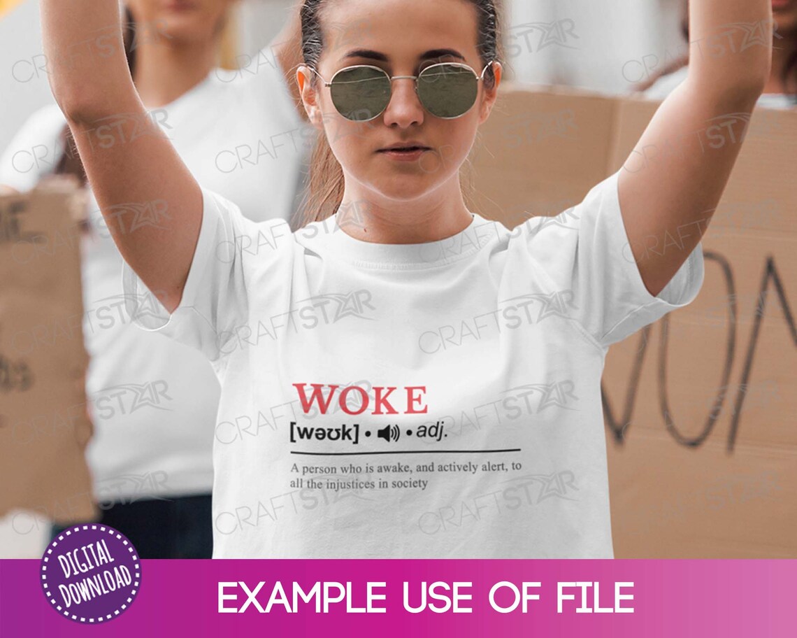 Woke Definition Digital Download Woke SVG File Woke Clipart Printable ...