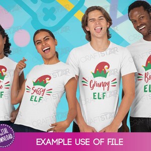 ELF Svg Bundle for Cricut or Silhouette Sassy, Cute, Loud, Naughty ...