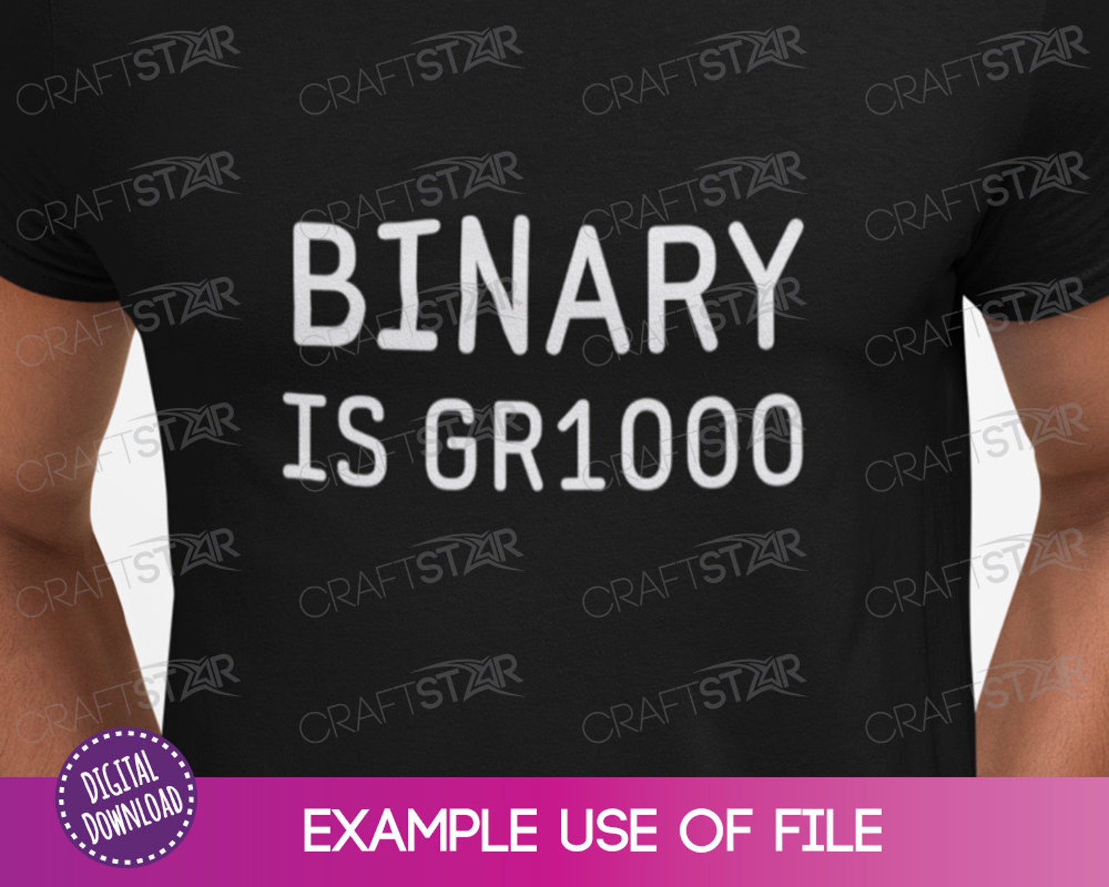 Funny Math Digital Download - Binary is GR1000 SVG File - Math Geek ...