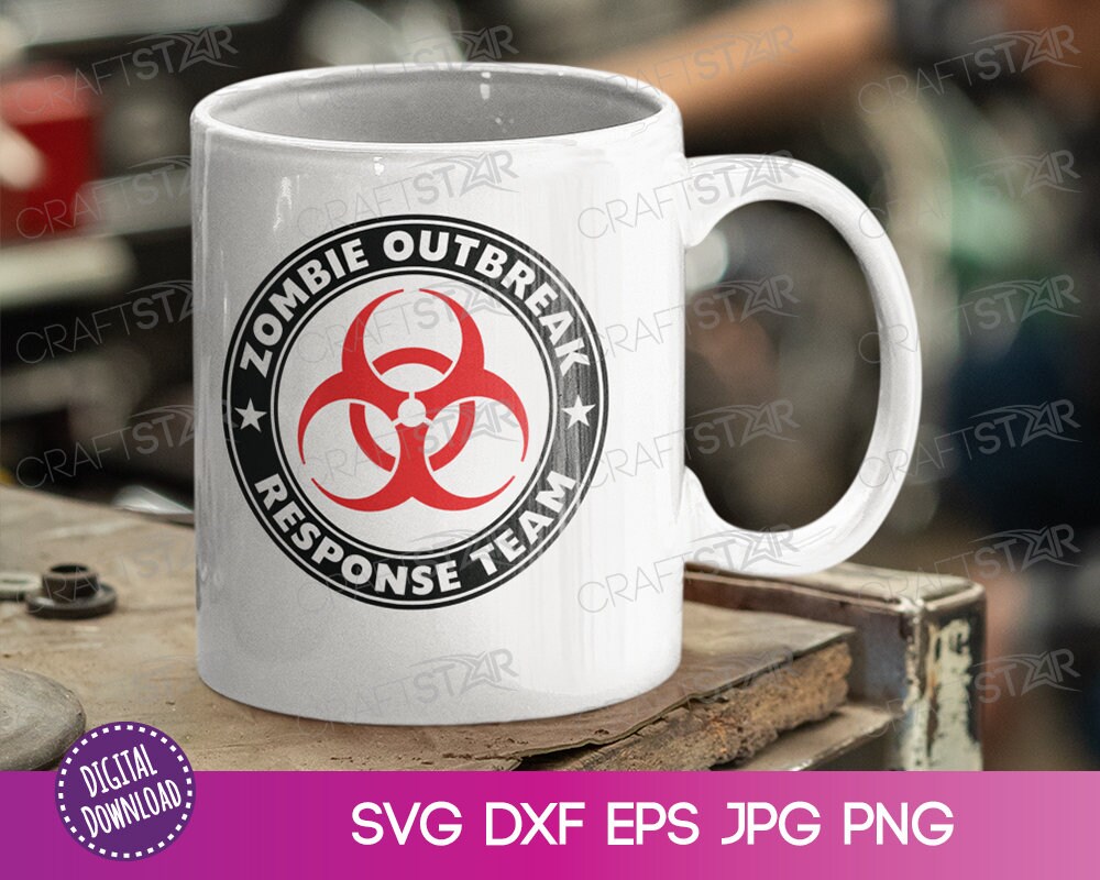 Zombie Outbreak Response Team SVG File - Zombie Outbreak T Shirt Design ...