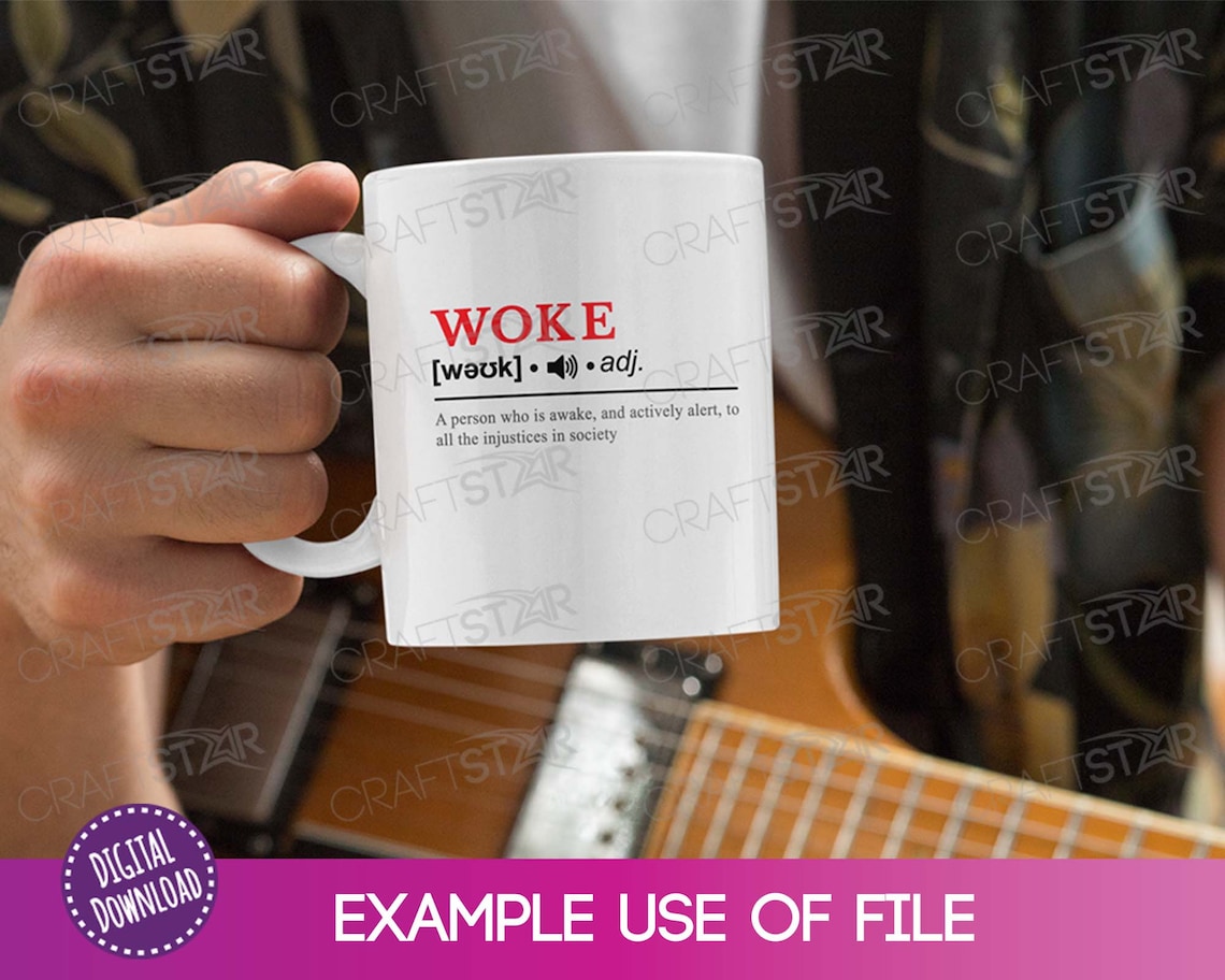 Woke Definition Digital Download - Woke SVG File - Woke Clipart ...