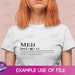 Meh Definition Digital Download - Meh SVG File - Meh Printable - Meh ...