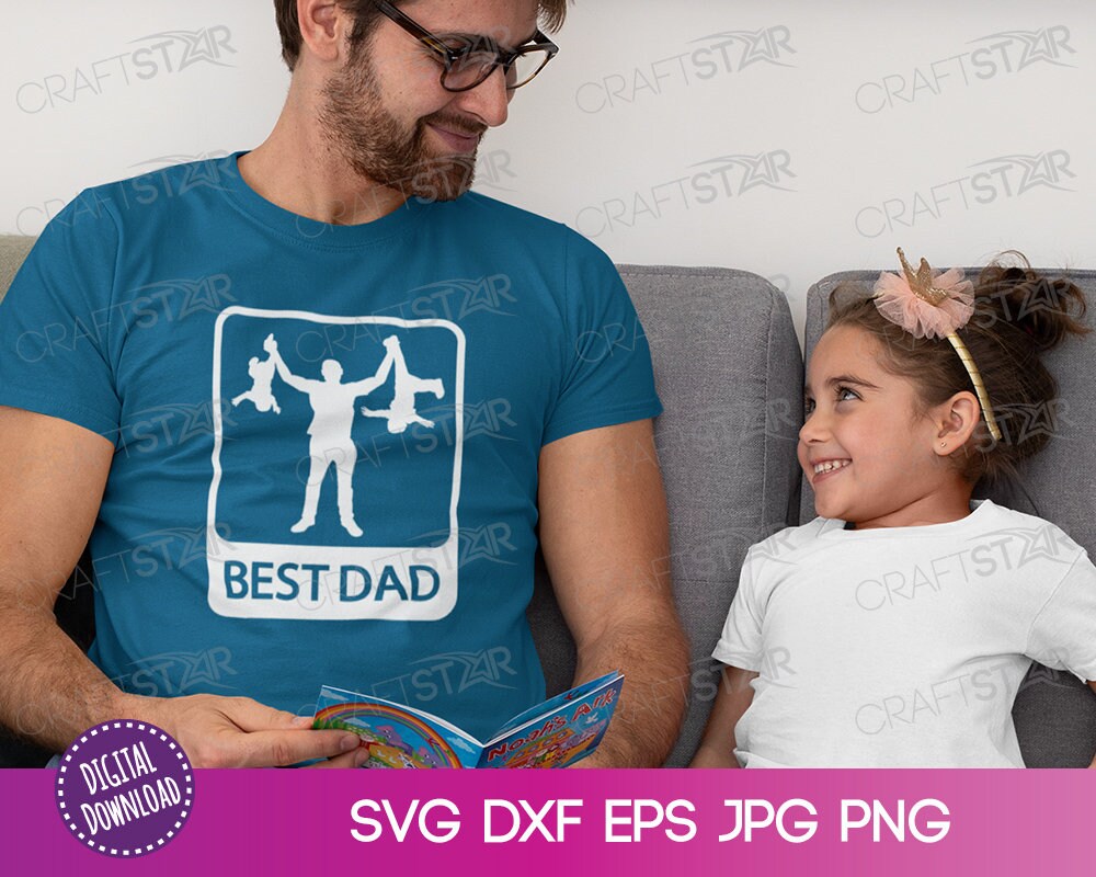 Best Dad SVG. Funny Fathers Day Digital File for Instant - Etsy