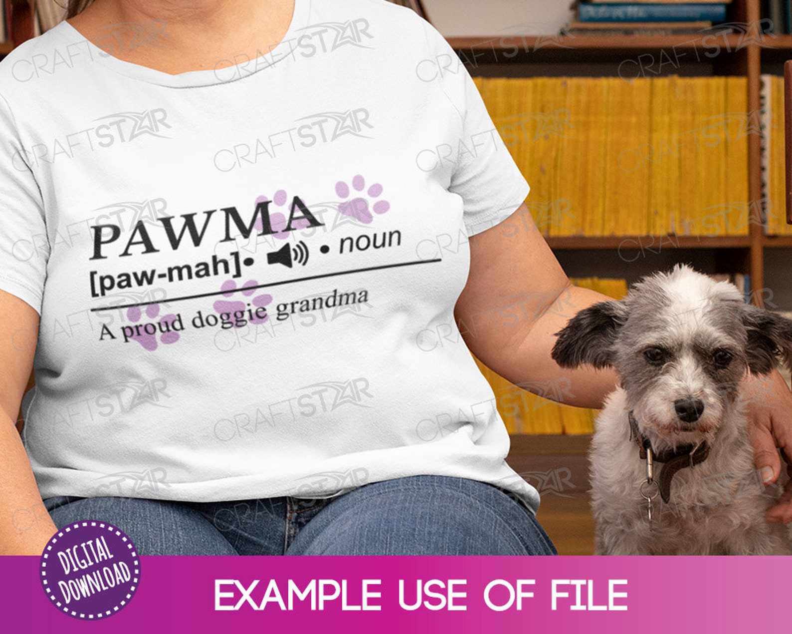 Pawma Definition Digital Download - Dog Grandma SVG File - Pawma ...