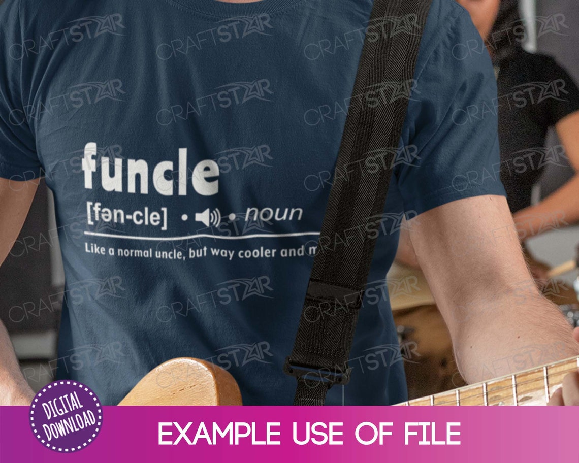 Funcle Definition Digital Download Funcle SVG File Funcle - Etsy UK