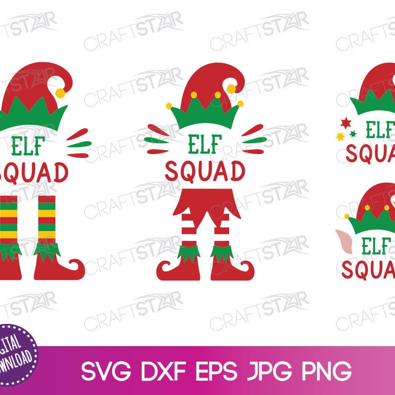 Elf Squad Svg - Etsy