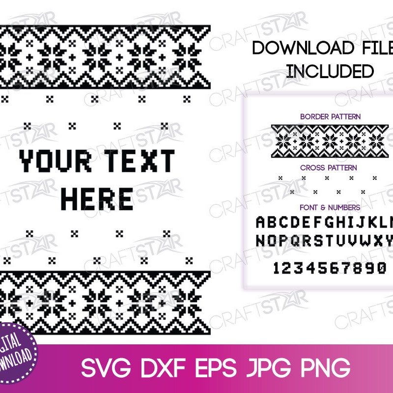 Ugly Sweater Svg - Etsy