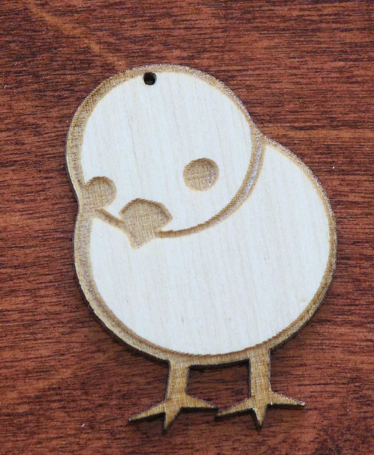 Wooden Shapes Easter Bunny Chick Egg Natural Wood Crafts Decoration ...