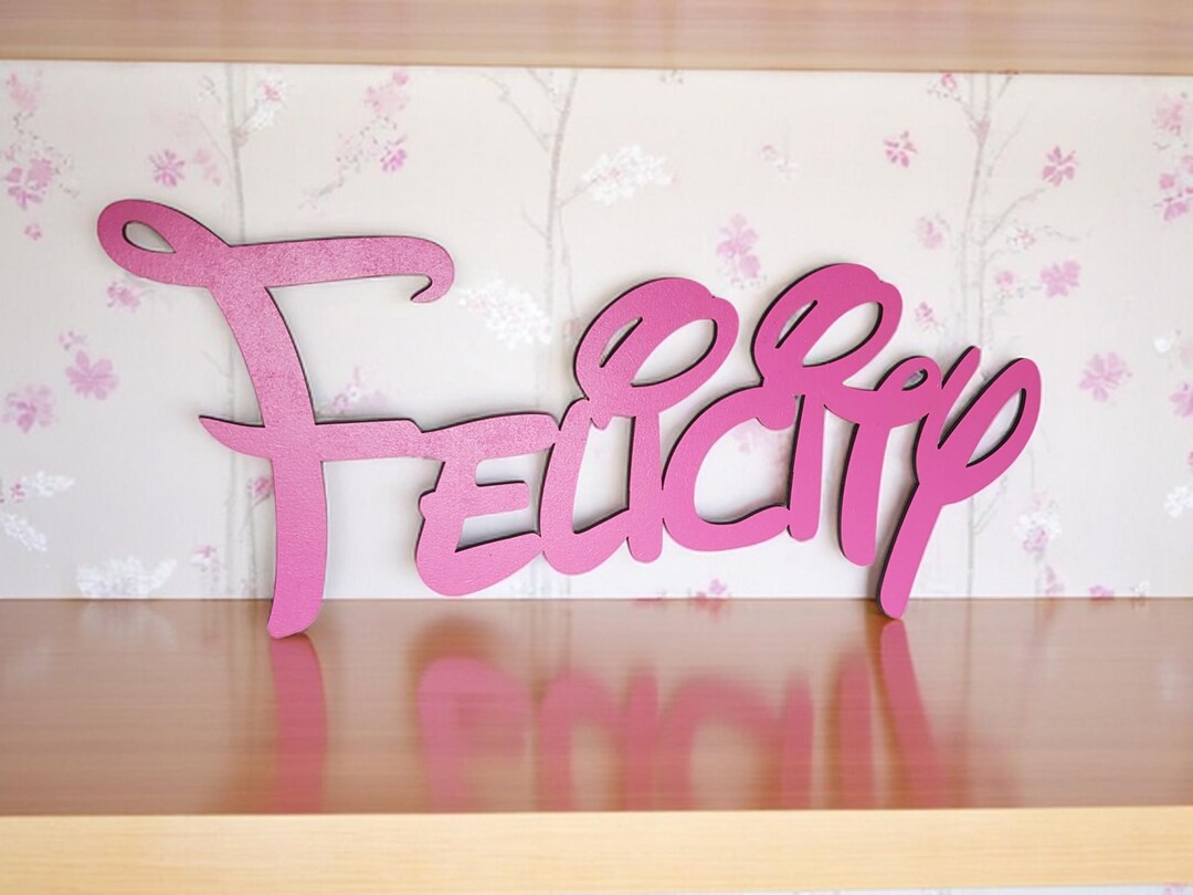 Personalized Wooden Plaque Kids Bedroom Child Name Sign Laser Cut ...