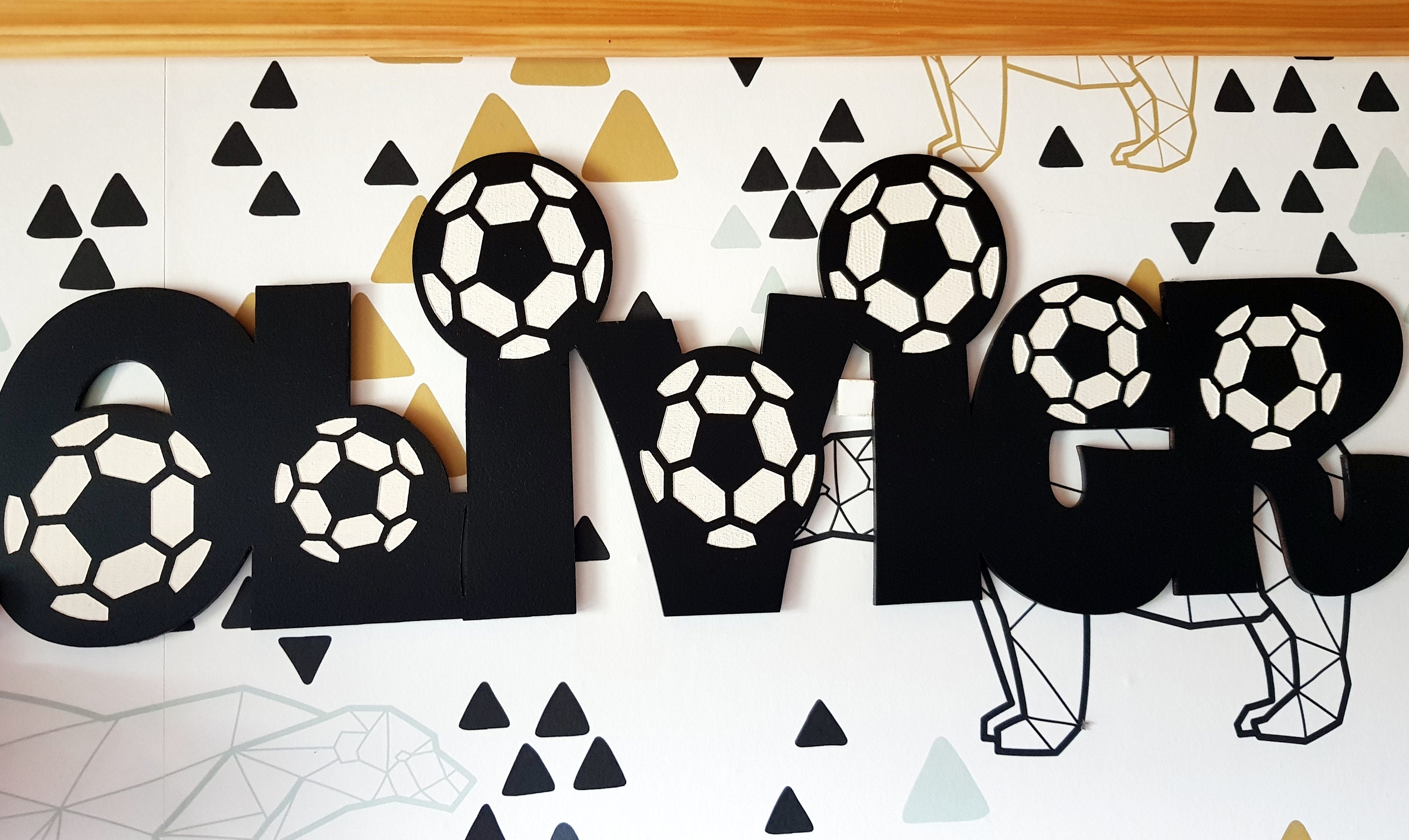 Personalized Wooden Plaque Kids Bedroom Child Name Sign Laser Cut ...