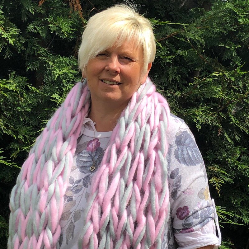 Arm Knit Scarf - Etsy