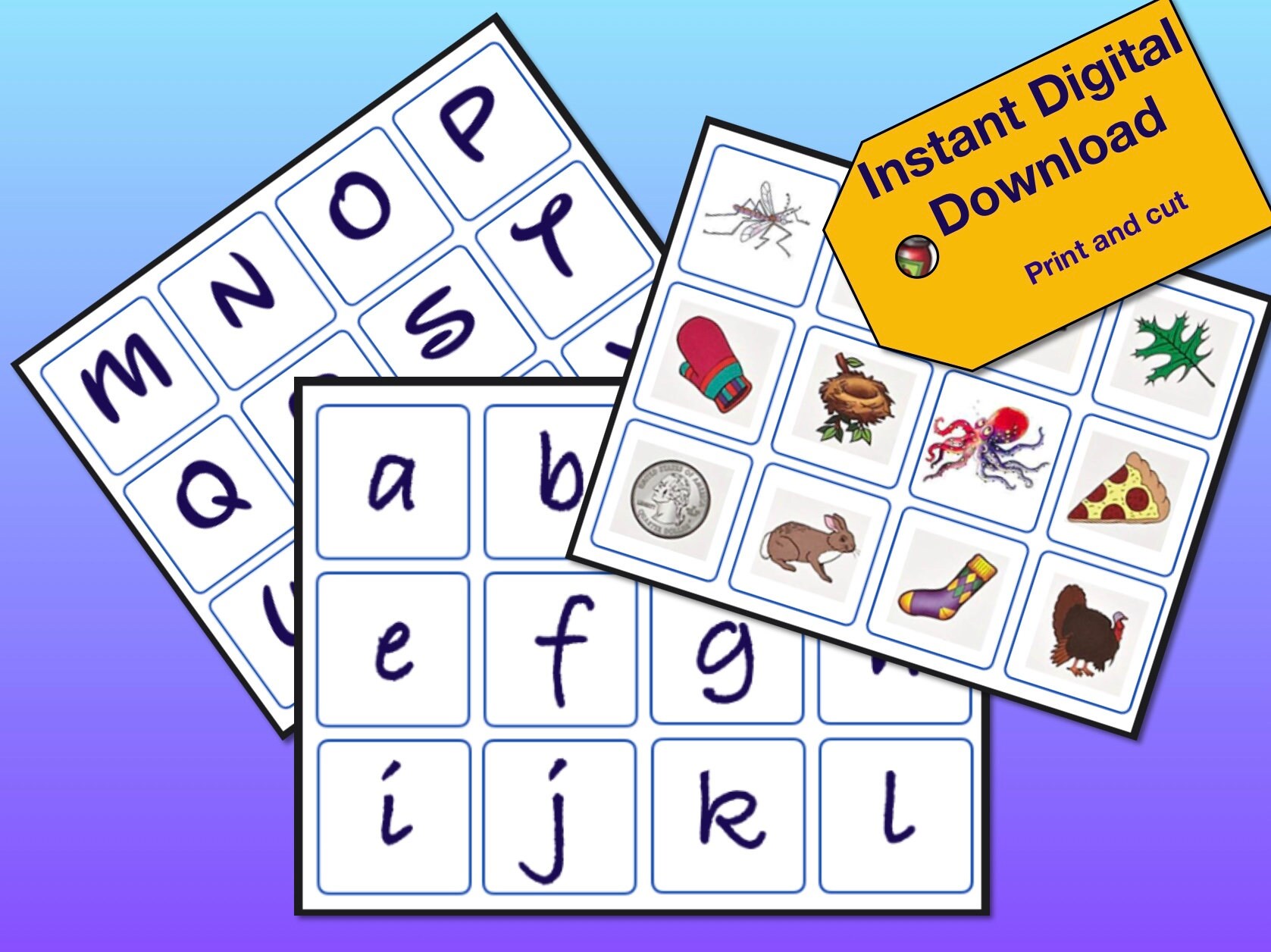 Word Wall Alphabet, Letters and Pictures, Preschool Display, Alphabet ...