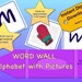 Word Wall Alphabet, Letters and Pictures, Preschool Display, Alphabet ...
