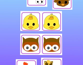 Dog Matching & Memory Game. Great Game for Toddlers and - Etsy