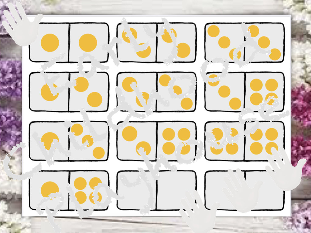 Printable Dominoes Game for Kids, Learn Math, Counting Game, Homeschool ...