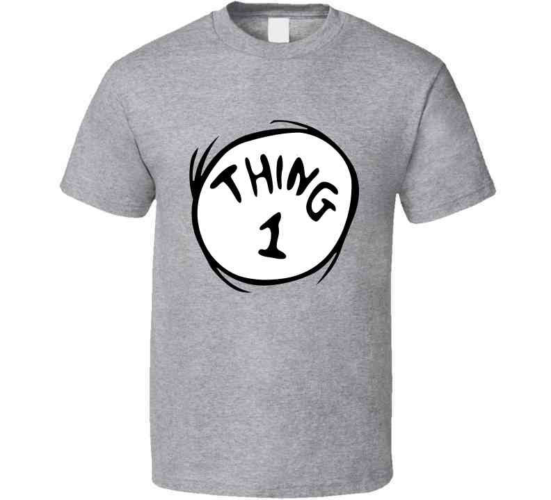 Thing 1 Dr Seuss Cool Red T Shirt - Etsy