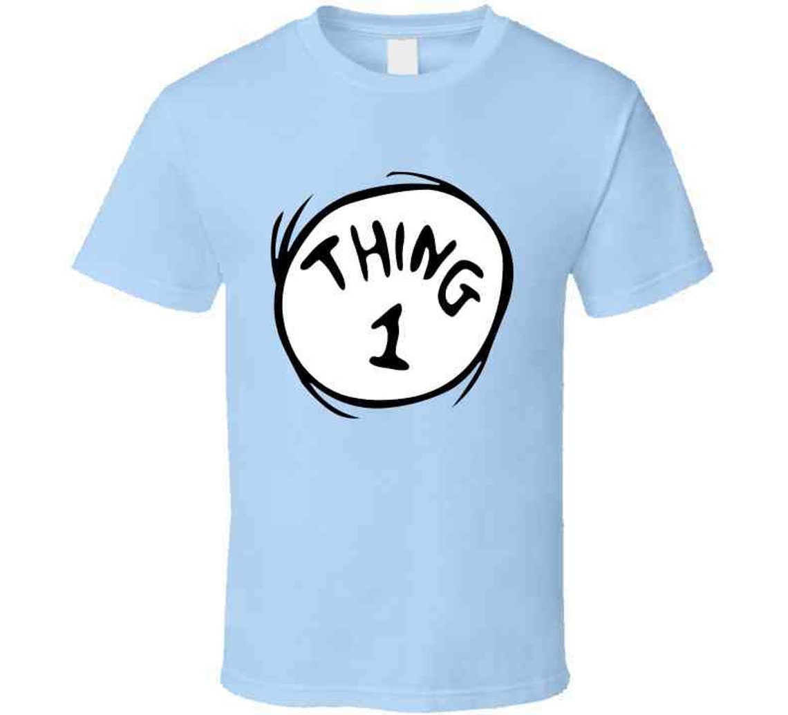 Thing 1 Dr Seuss Cool Red T Shirt - Etsy