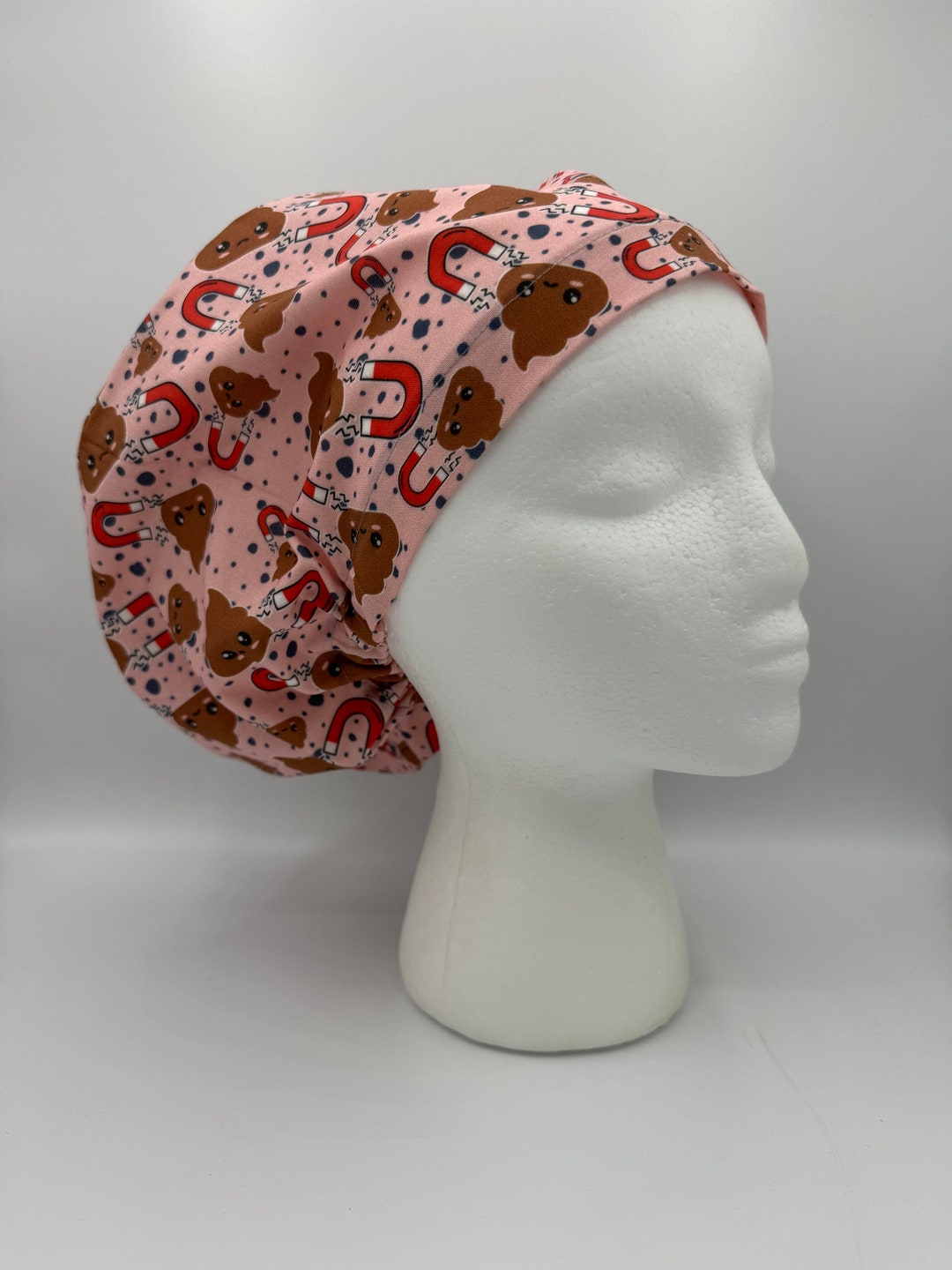 Poop Magnet Funny Scrub Hat - Etsy