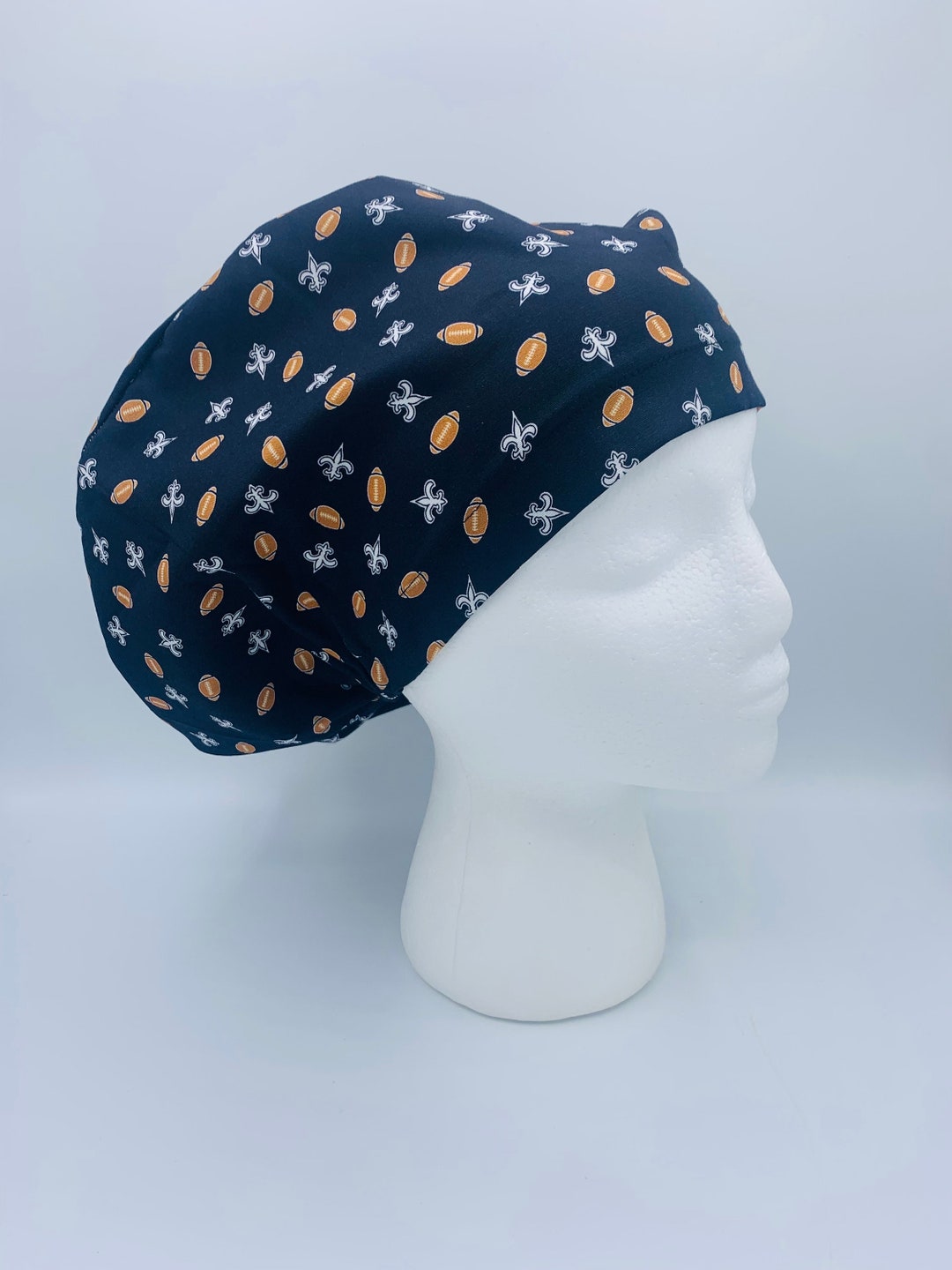 New Orleans Who Dat Football Scrub Hat - Etsy