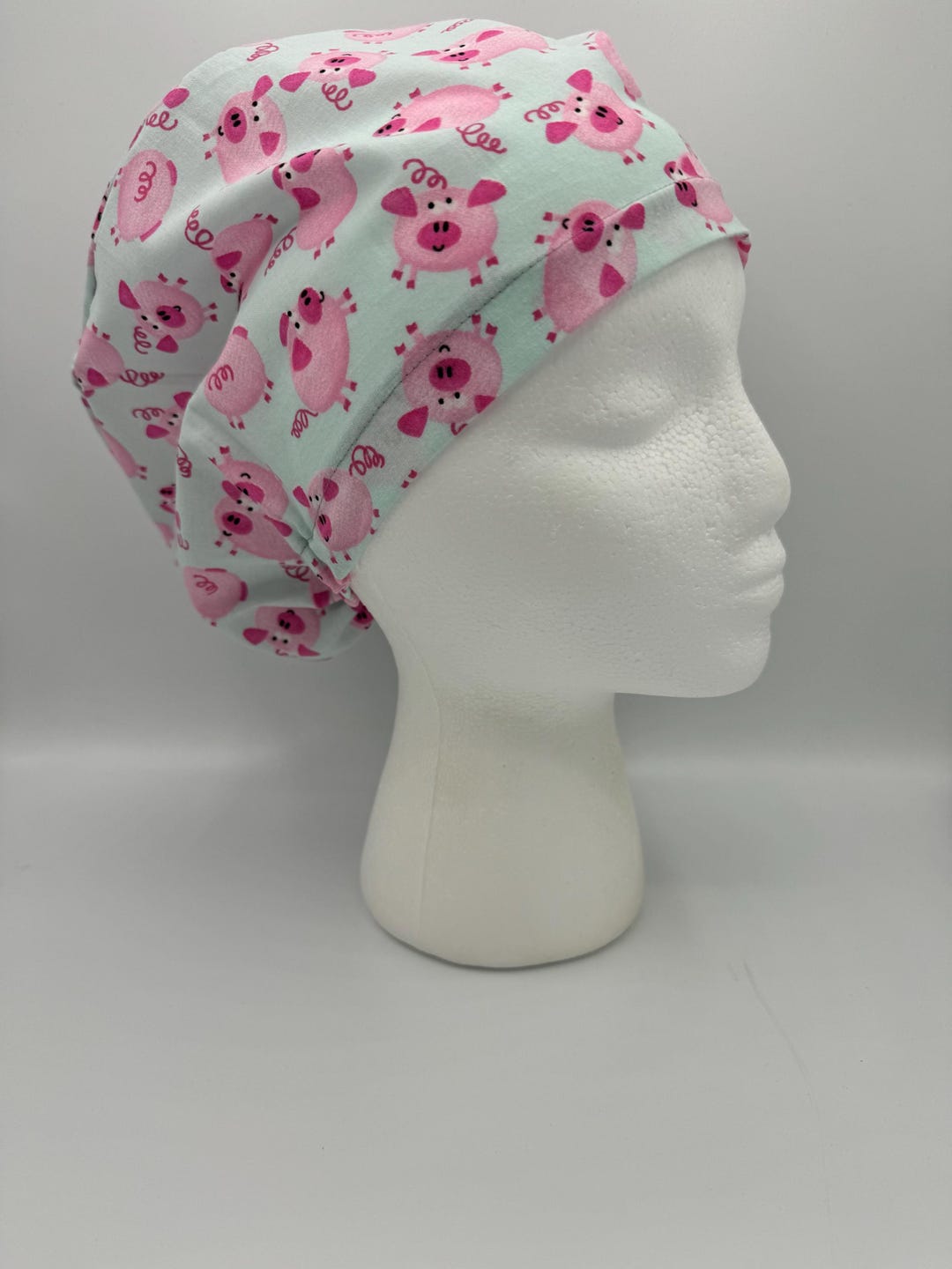 Cute Pink Pigs Scrub Hat - Etsy