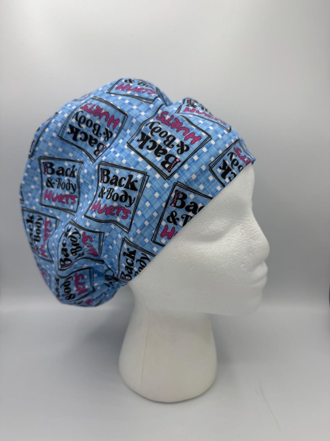 Back and Body Hurts Funny Euro Scrub Hat - Etsy