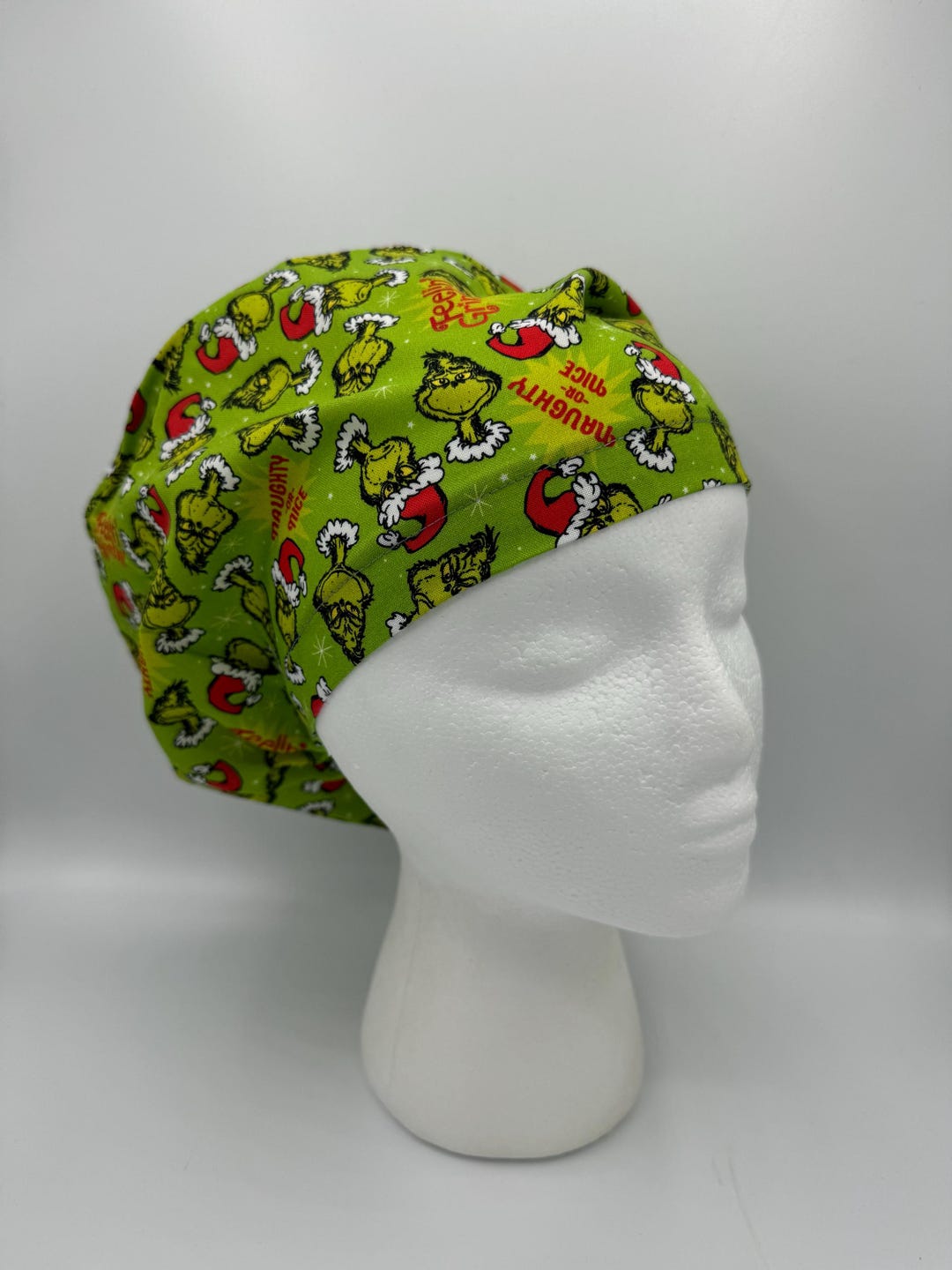 Merry Grinchmas Green Scrub Hat - Etsy