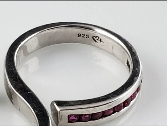 RARE-TRUE BLOOD Brand Double Knuckle Ruby & Sterling … - Gem