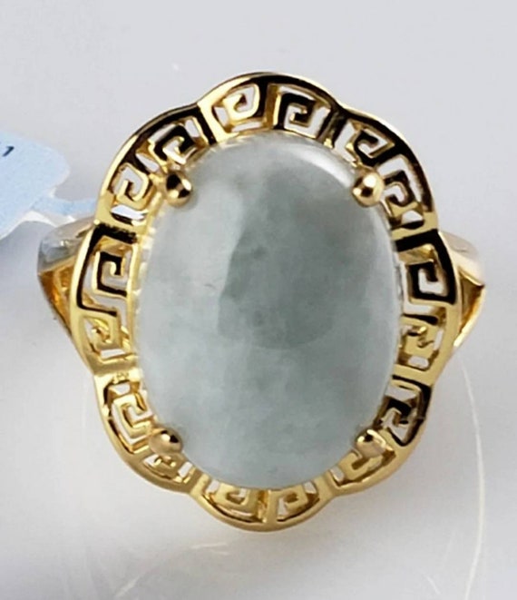 Vintage GORGEOUS Sea Green Layered Shell Stretch Brac… - Gem