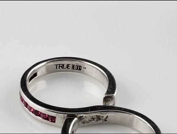 RARE-TRUE BLOOD Brand Double Knuckle Ruby & Sterling … - Gem