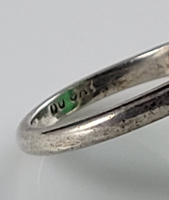 Rare! Du Jay Jade Cocktail Ring-1940s - Gem