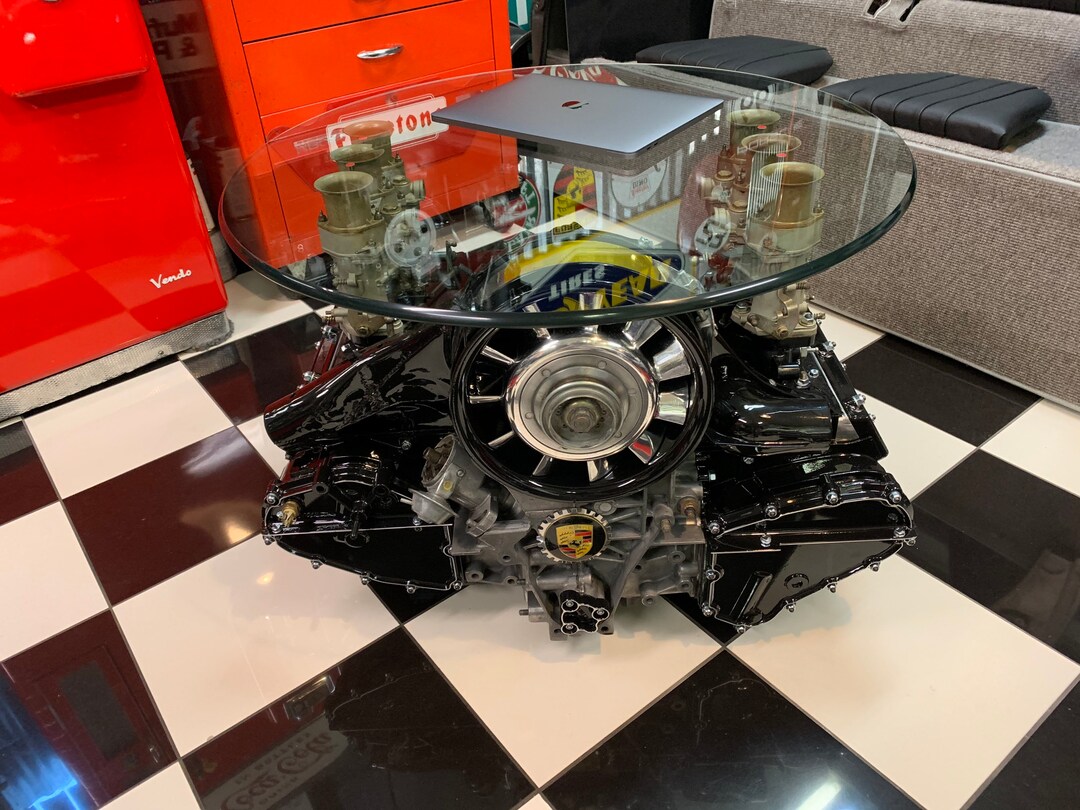 SOLD Porsche Coffee Table (911 Engine) - Etsy