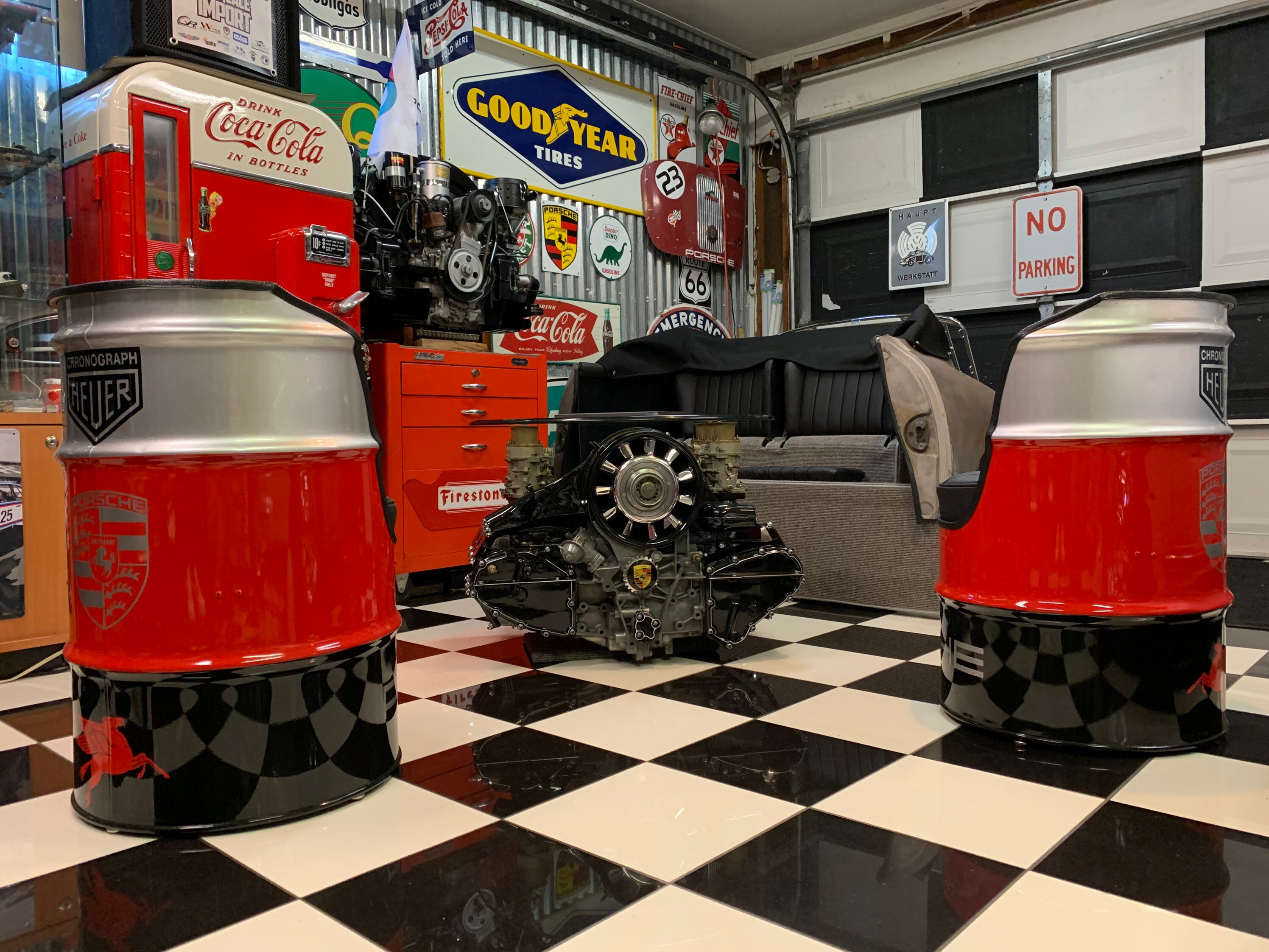 SOLD Porsche Coffee Table (911 Engine) - Etsy