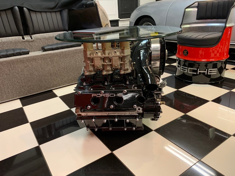 SOLD Porsche Coffee Table (911 Engine) - Etsy