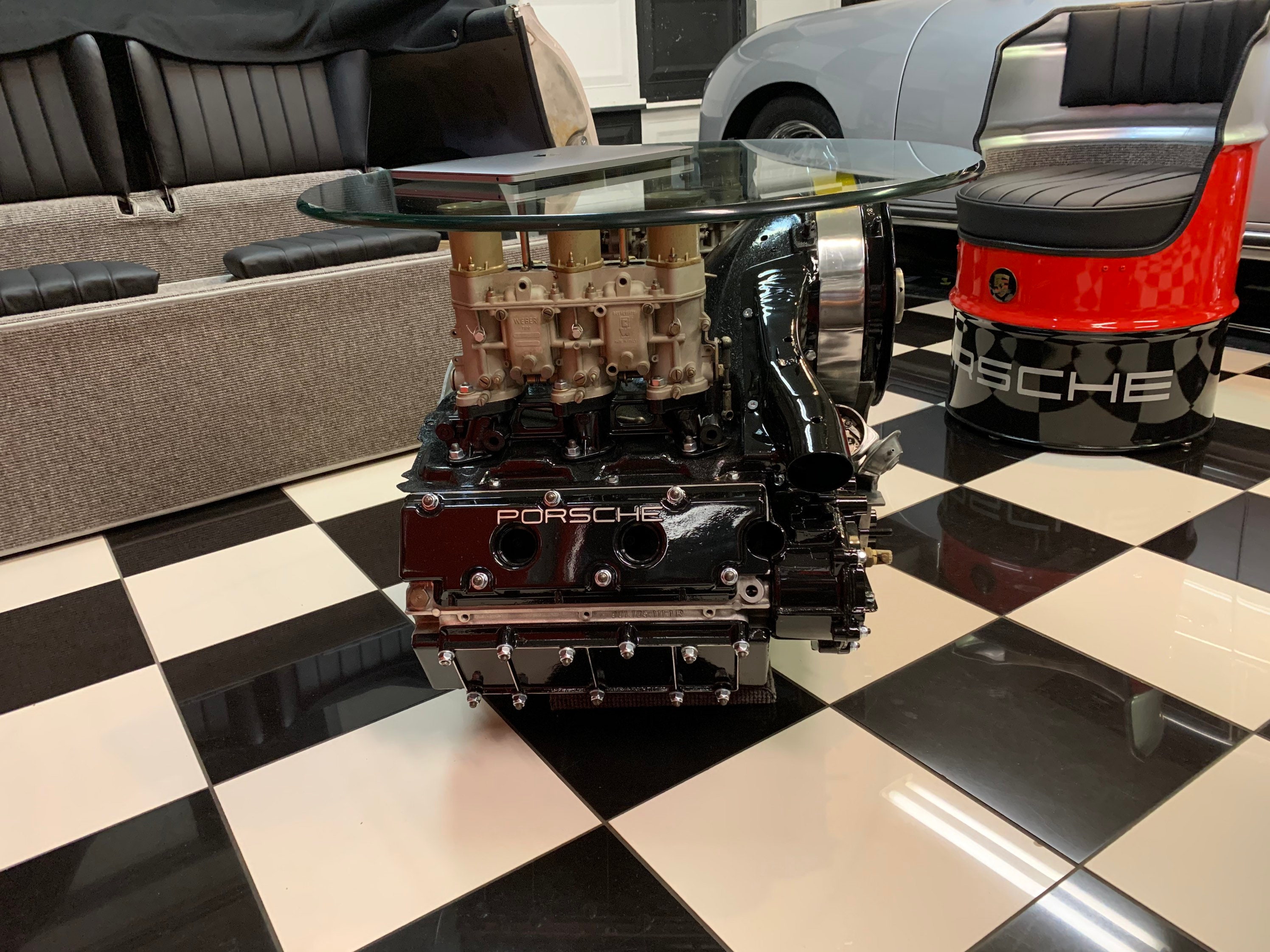 SOLD Porsche Coffee Table (911 Engine) - Etsy