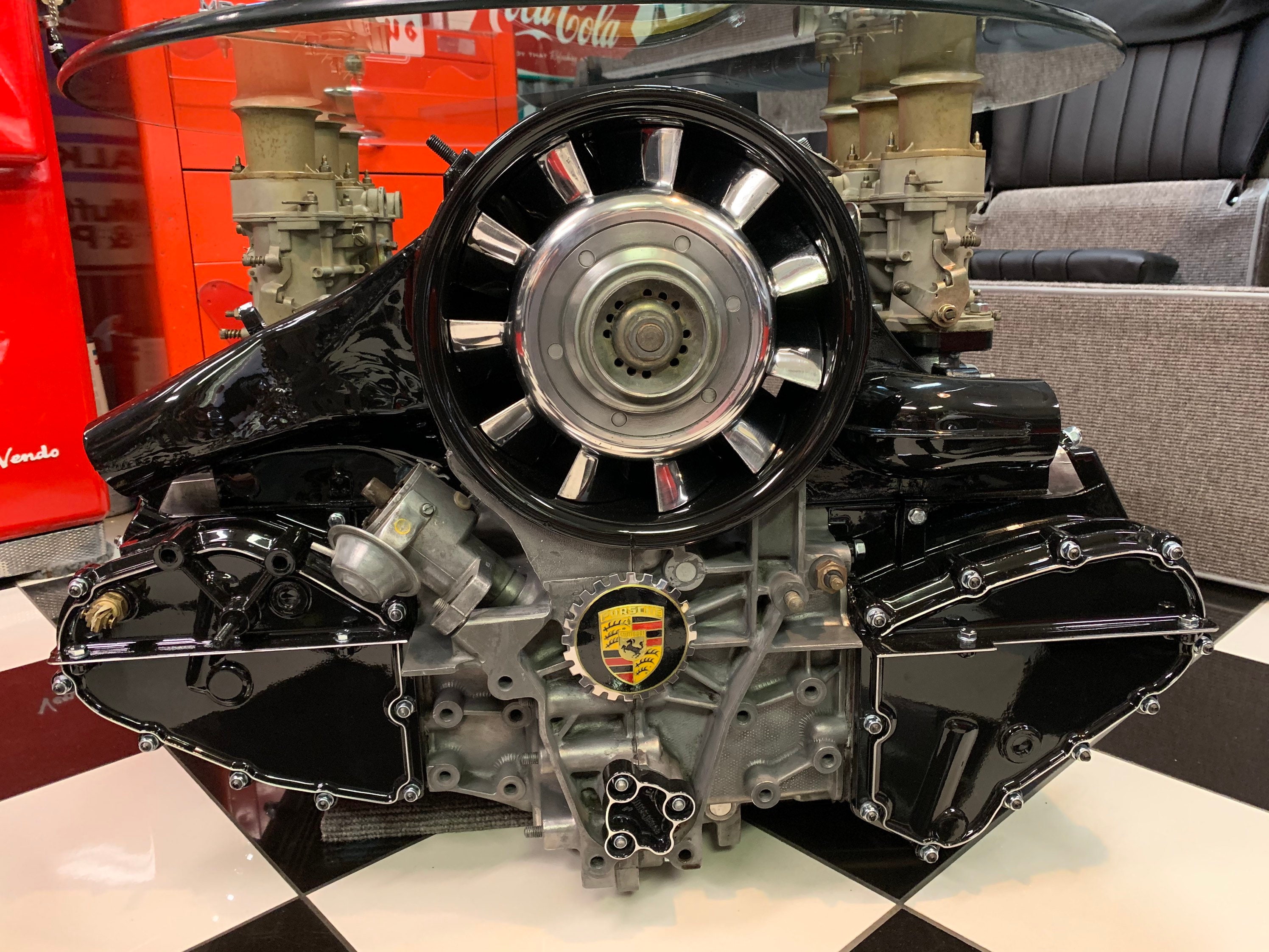 SOLD Porsche Coffee Table (911 Engine) - Etsy