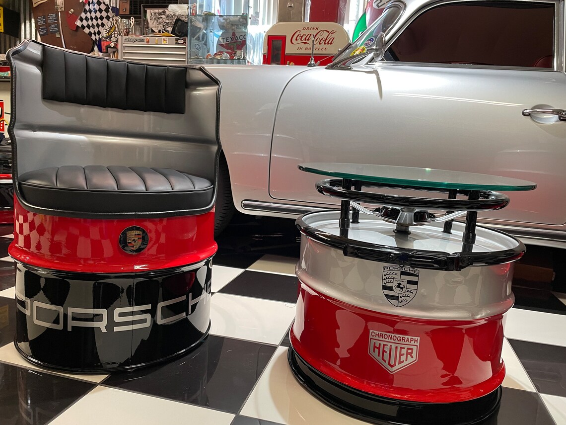 SOLD Oil Barrel Chairs (porsche) - Etsy