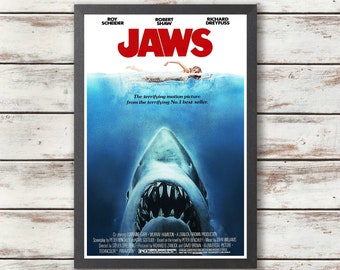 Jaws 1975 Poster - Etsy