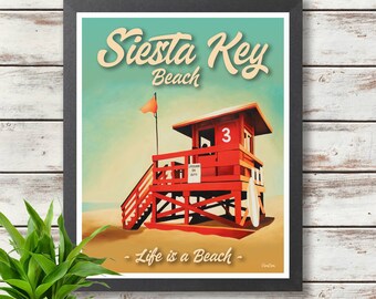 Siesta Key Beach Wall Art - Etsy